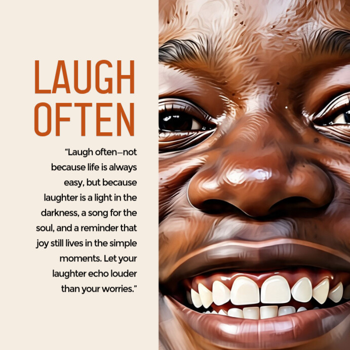 Copy of Laugh | PosterMyWall