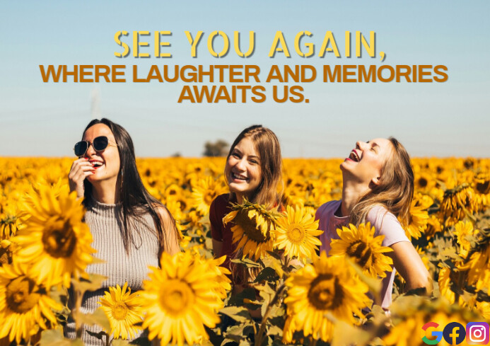 LAUGHTER AND MEMORIES QUOTE TEMPLATE | PosterMyWall