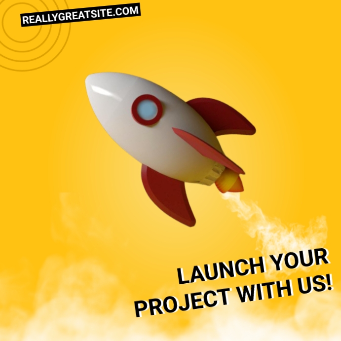 Launch Your Project Template | PosterMyWall