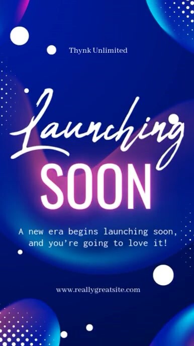Launching Soon Template | PosterMyWall