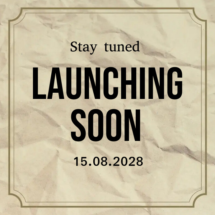 Launching Soon templates | PosterMyWall