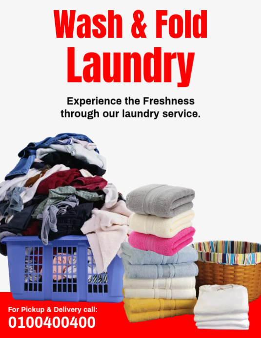 laundry Template | PosterMyWall