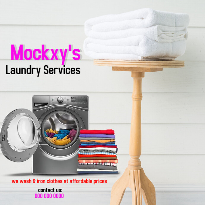 laundry Template | PosterMyWall