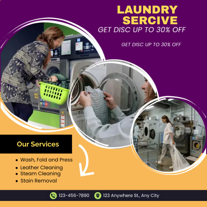 Laundry Flyer Template | PosterMyWall