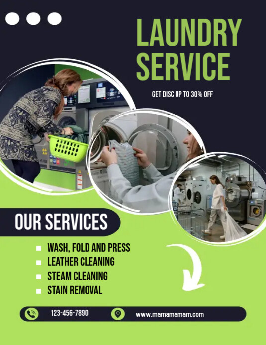 laundry service Templat | PosterMyWall