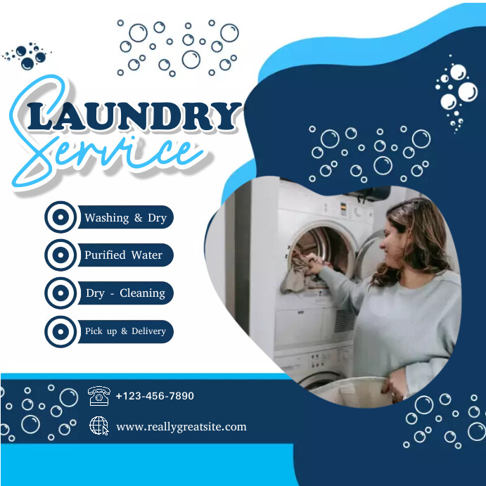 Laundry Service Template | PosterMyWall