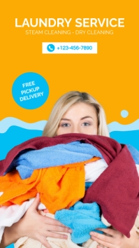 Laundry Service Ad Template | PosterMyWall