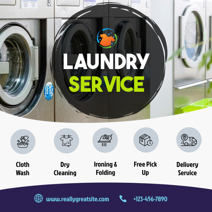 Laundry Service Template | PosterMyWall