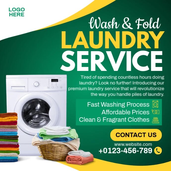 Copy of Laundry Services Ads | PosterMyWall