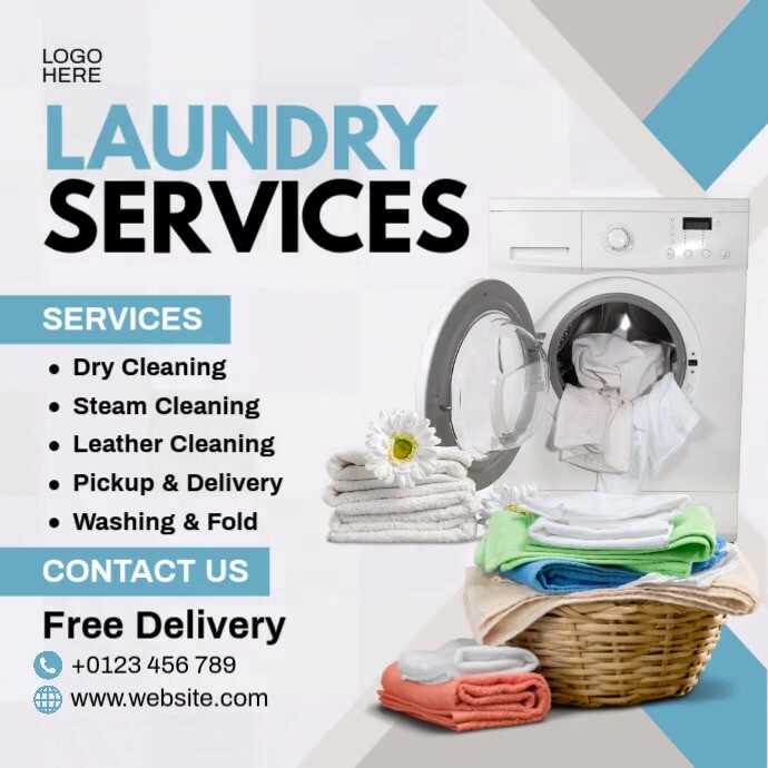 Laundry Services Template | PosterMyWall