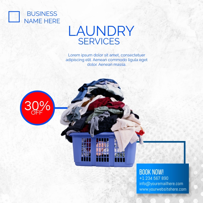 laundry services Template | PosterMyWall