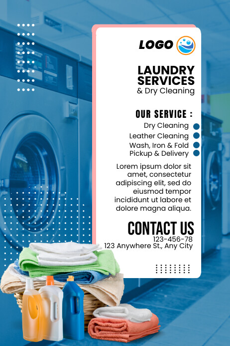 LAUNDRY SERVICES Template | PosterMyWall