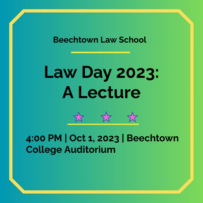 law day 2023 Template | PosterMyWall
