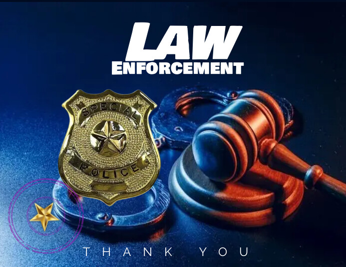Law Enforcement Appreciation Day Template | PosterMyWall