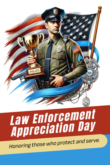 Copy of Law enforcement appreciation day | PosterMyWall