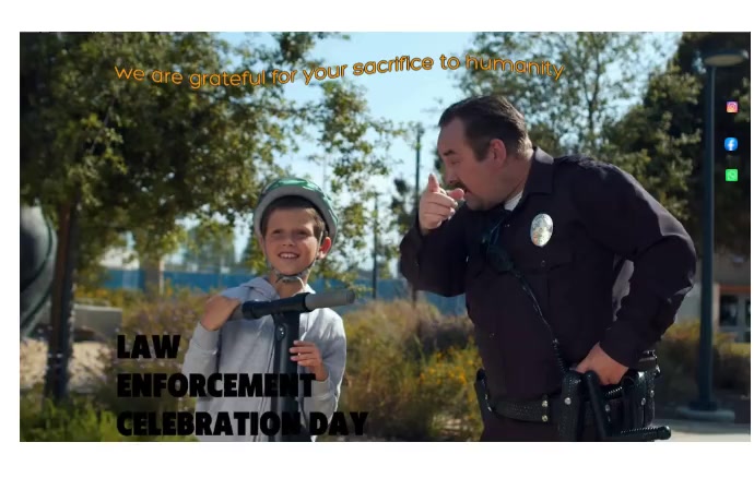 law enforcement celebration template | PosterMyWall