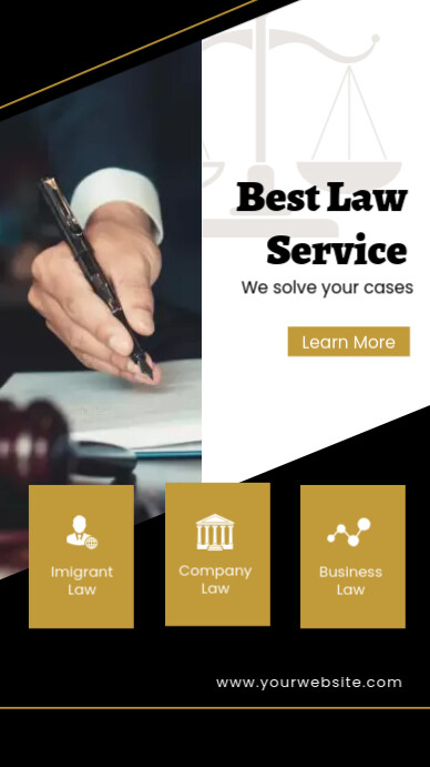 law firm service template | PosterMyWall