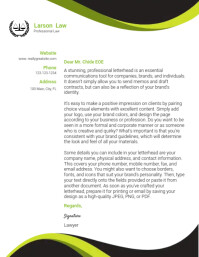 Law Letterhead Template | PosterMyWall