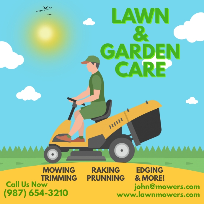 Lawn & Garden Care Template | PosterMyWall