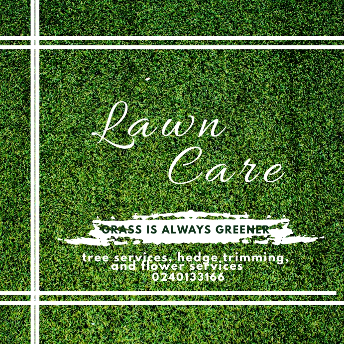 LAWN & GATHERING Template | PosterMyWall