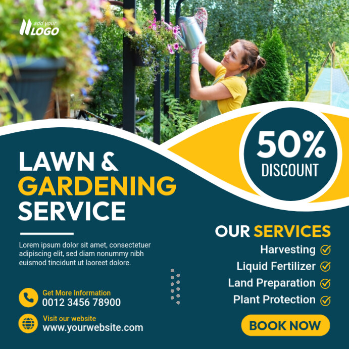 Modèle Lawn and Garden Care ads | PosterMyWall