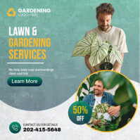 Lawn and Garden ADS Template | PosterMyWall