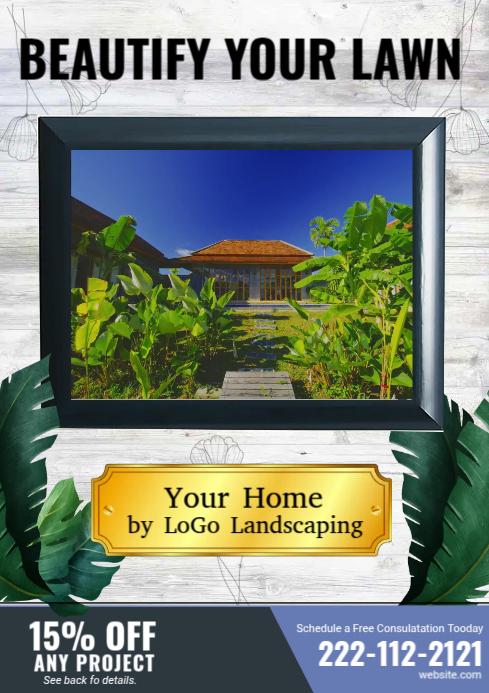 Lawn and Gardening Care Template | PosterMyWall