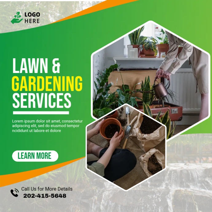 Lawn and Gardening Care Services Template | PosterMyWall