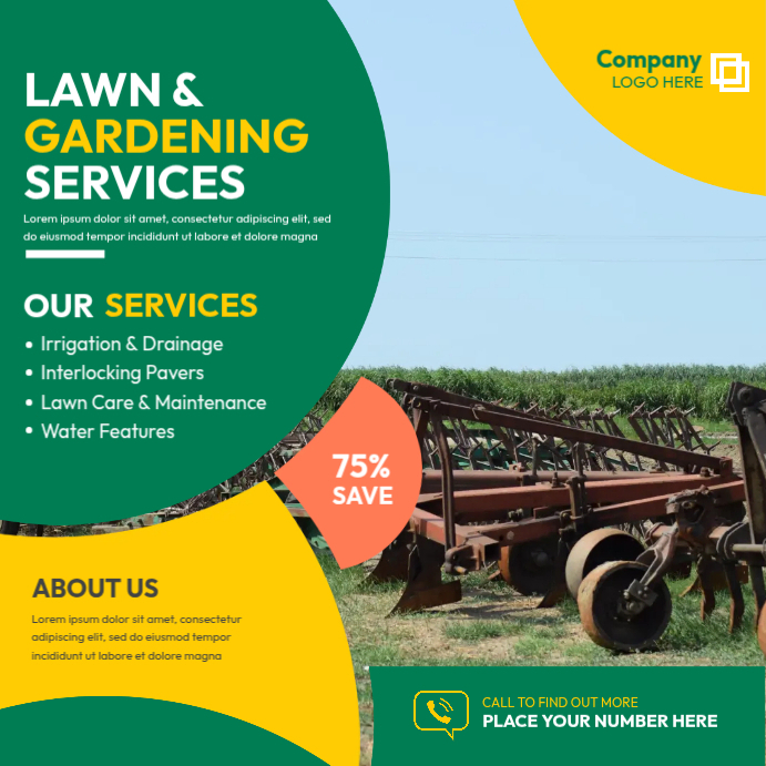 Copy of Lawn And Gardening Services Ads | PosterMyWall