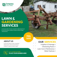 Lawn And Gardening Services Ads Template | PosterMyWall