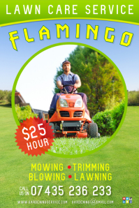 Lawn care poster Template | PosterMyWall