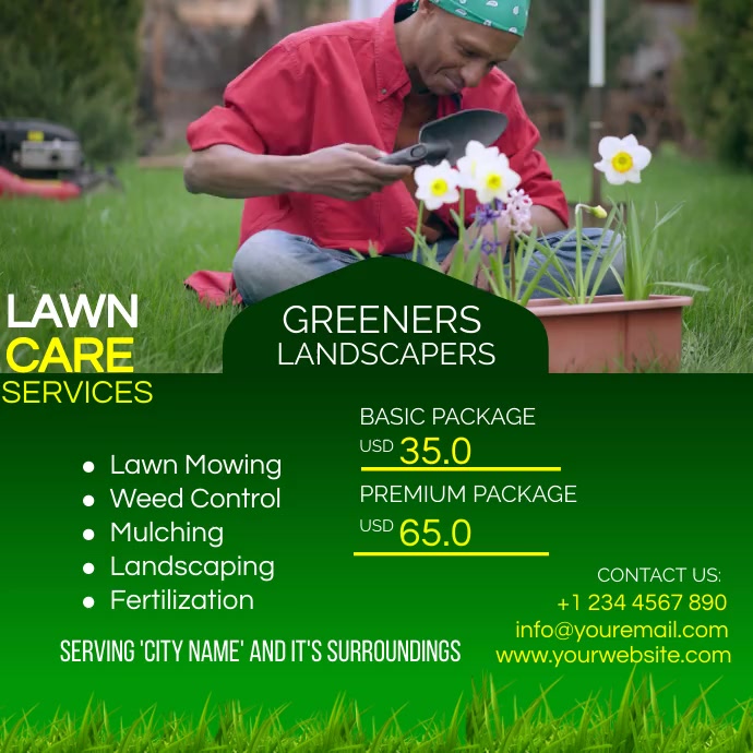 lawn care Template | PosterMyWall