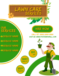 Lawn Care Expert Poster Template | PosterMyWall
