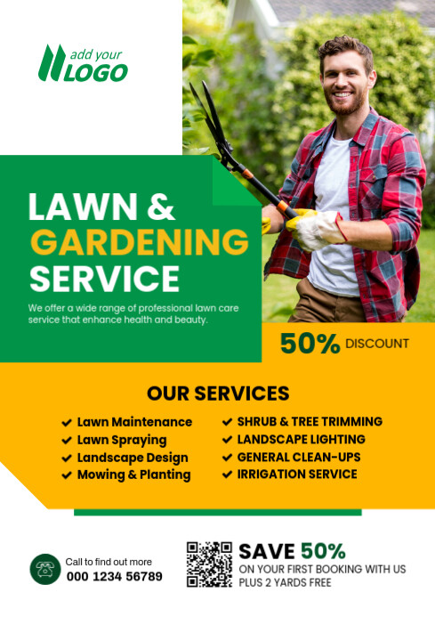 lawn care service Template | PosterMyWall