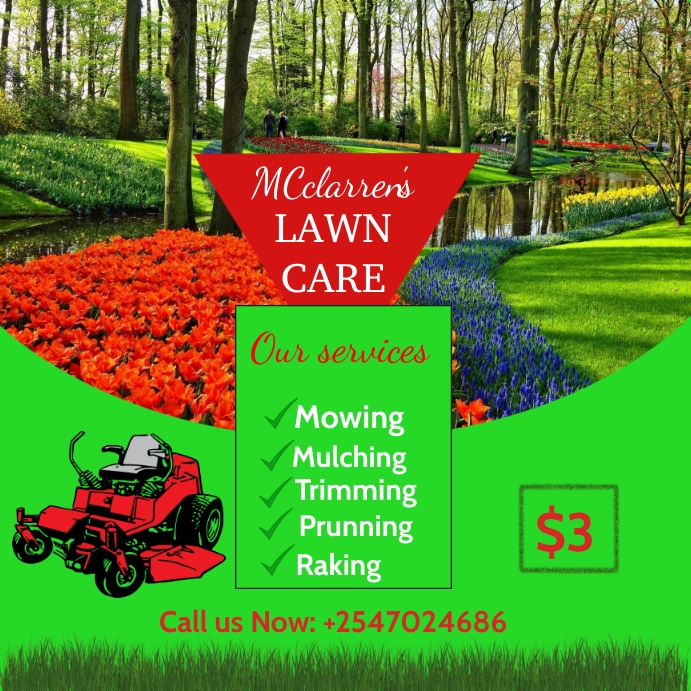 LAWN Template | PosterMyWall