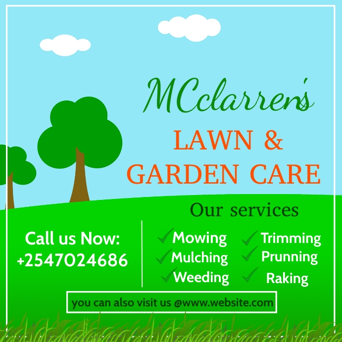 Copy of LAWN | PosterMyWall