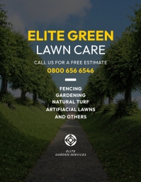 Landscaping Flyer Poster Ad Template Design | PosterMyWall