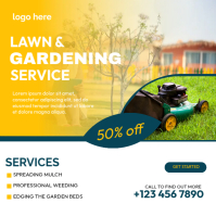 Lawn Gardening Service Template | PosterMyWall