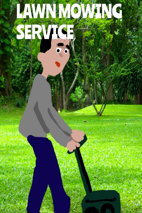 Lawn Mowing Service Template | PosterMyWall