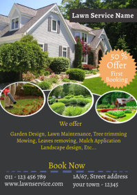 LAWN SERVICE POSTER Template | PosterMyWall