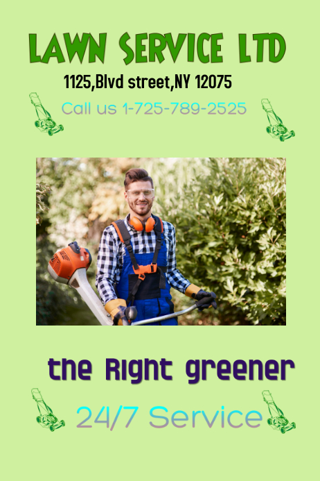 Lawn service Template | PosterMyWall
