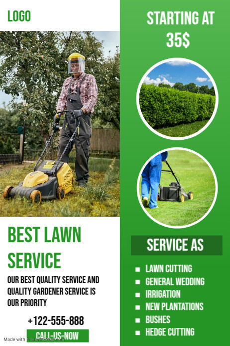 Lawn service Template | PosterMyWall