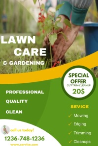 lawn care flyer Template | PosterMyWall