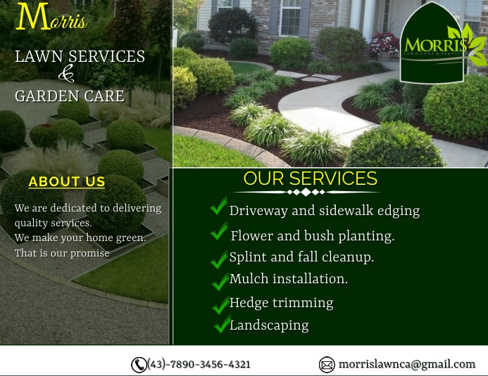 LAWN SERVICE POSTER Template | PosterMyWall