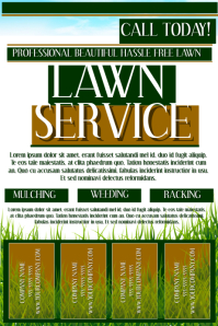 Lawn Service Flyer Template | PosterMyWall