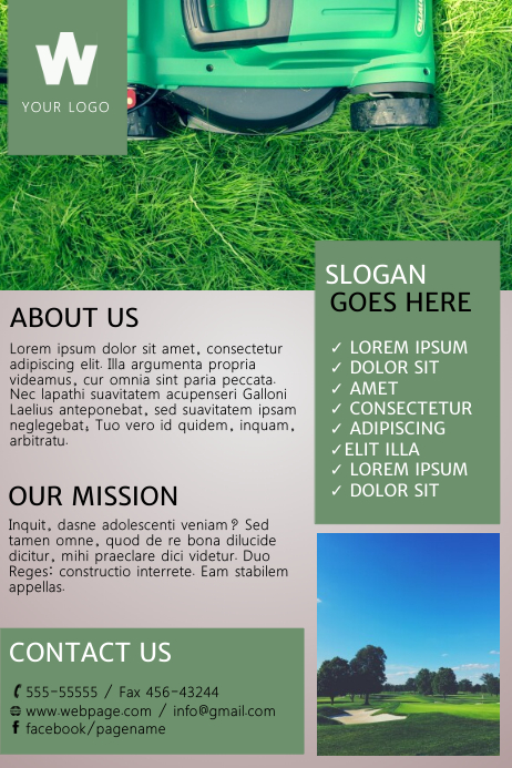 Lawn Service Flyer Template | PosterMyWall
