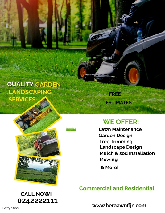 Lawn Service Flyer Template | PosterMyWall