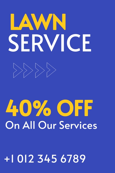 Lawn Service Poster Template | PosterMyWall