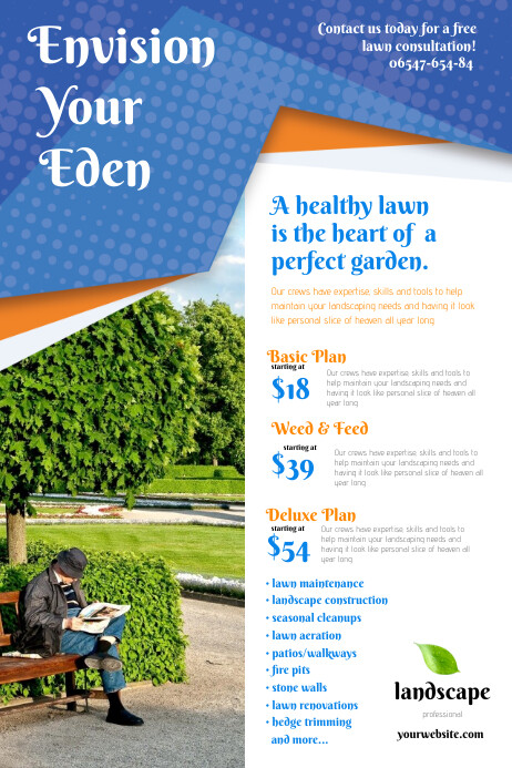 Lawn Service Flyer Template | PosterMyWall