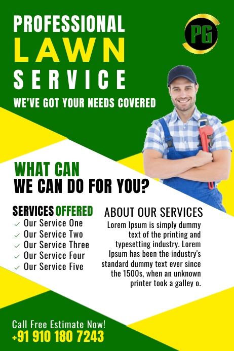 Lawn services Template | PosterMyWall